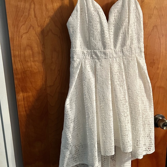 Fashion Nova | Dresses | All White Lace Hilow Dress | Poshmark
